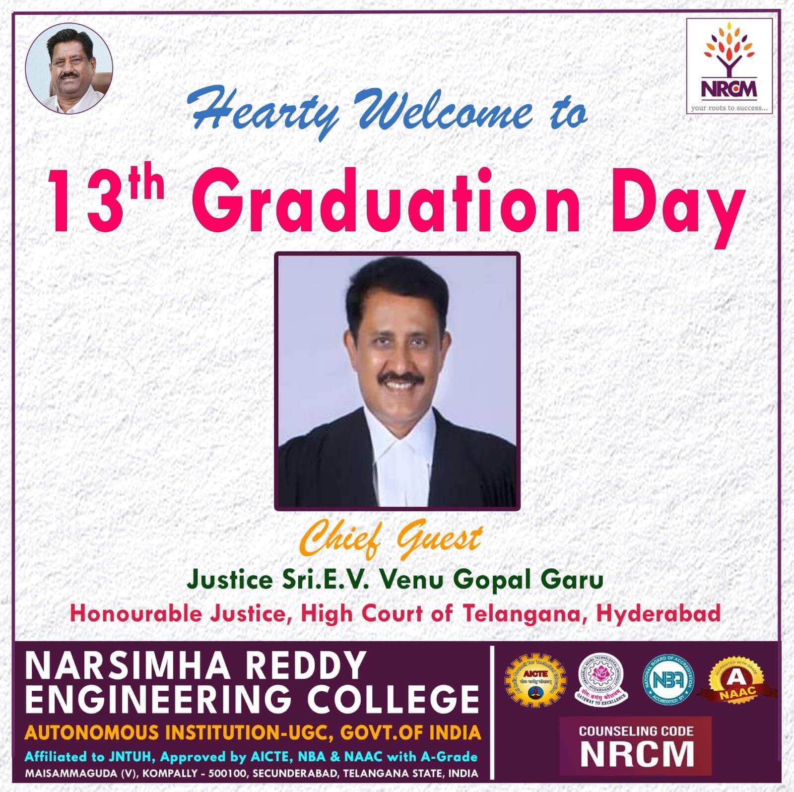 Welcome to NRCM || Best Autonomous Engineering College, Hyderabad